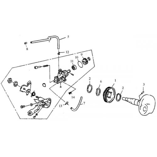 Oil Pump (Adly Jet 50)
