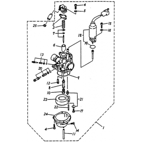 Carburetor (Adly Jet 50)