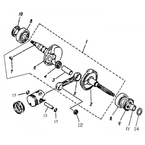 Crankshaft | Piston (ADLY GTC-50)