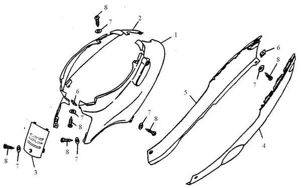Body Cover (Adly Jet 50)