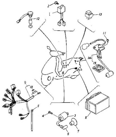 Electrical Equipment (CDI) (Adly Jet 50)